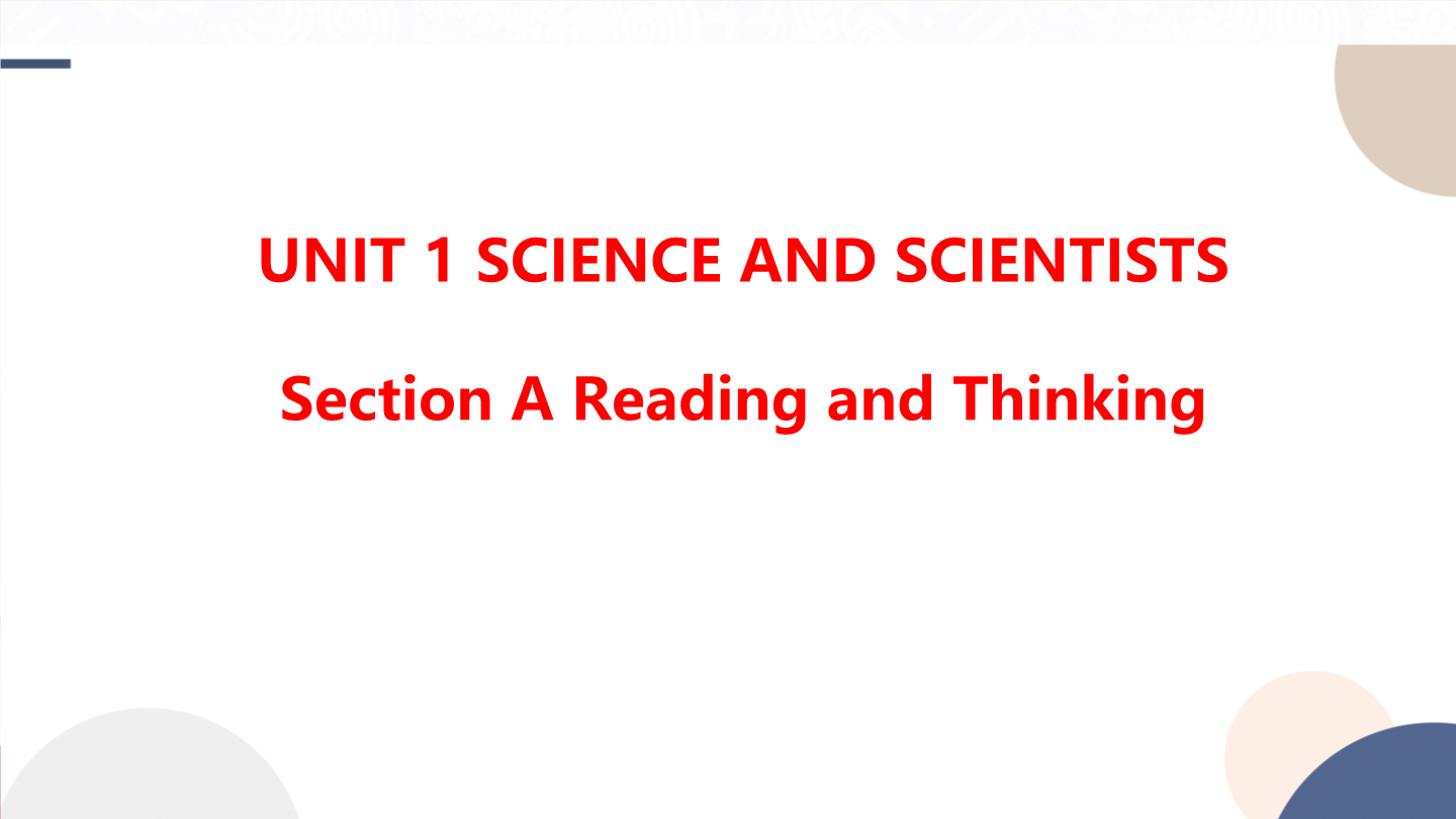 Unit 1 Science and Scientists Reading and Thinking 词汇课（教学课件）-高中英语人教版（2019）选择性必修第二册_正确云资源