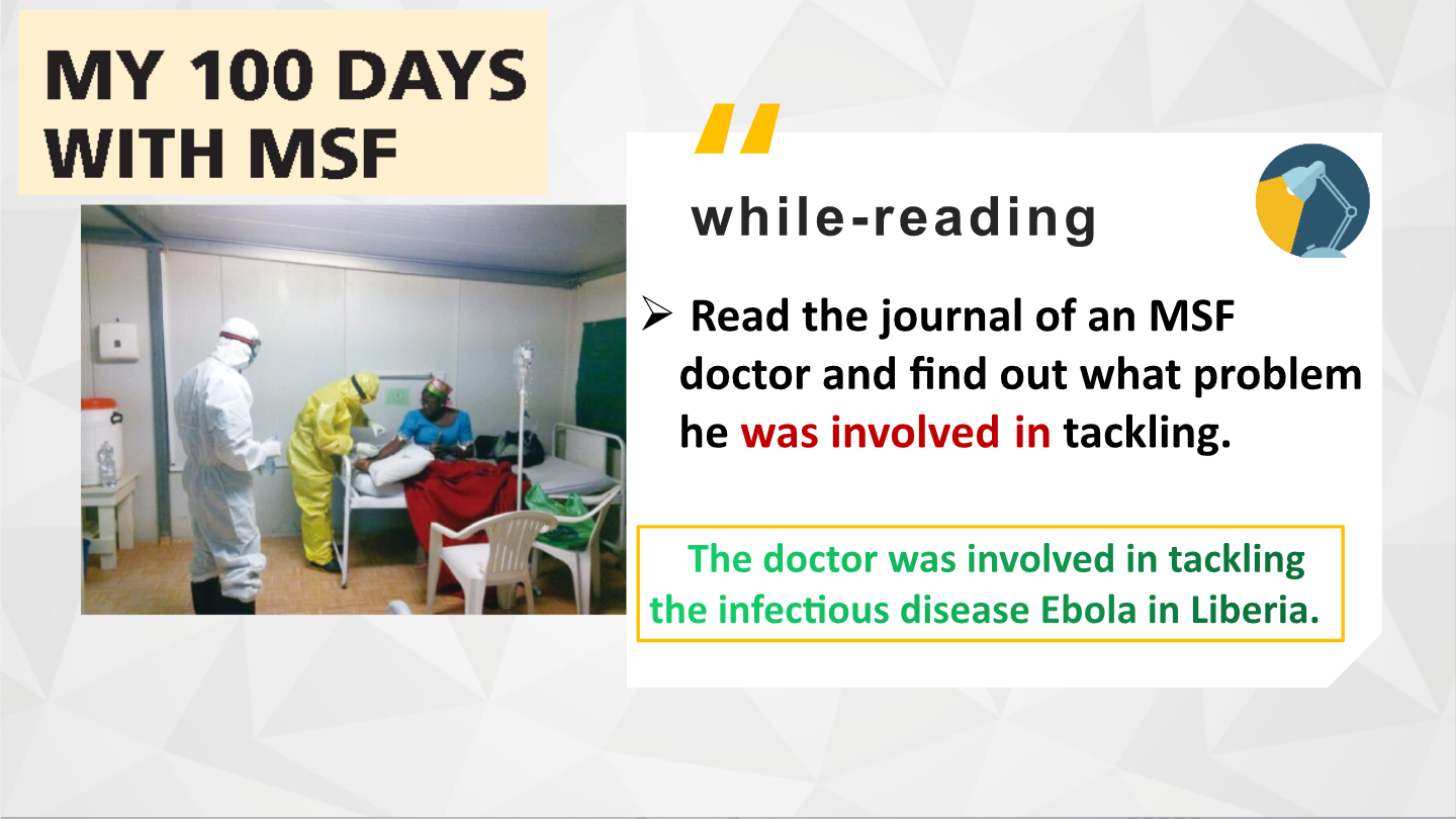 新外研社选择性必修第二册unit4阅读部分 MY 100 DAYS WITH MSF_正确云资源