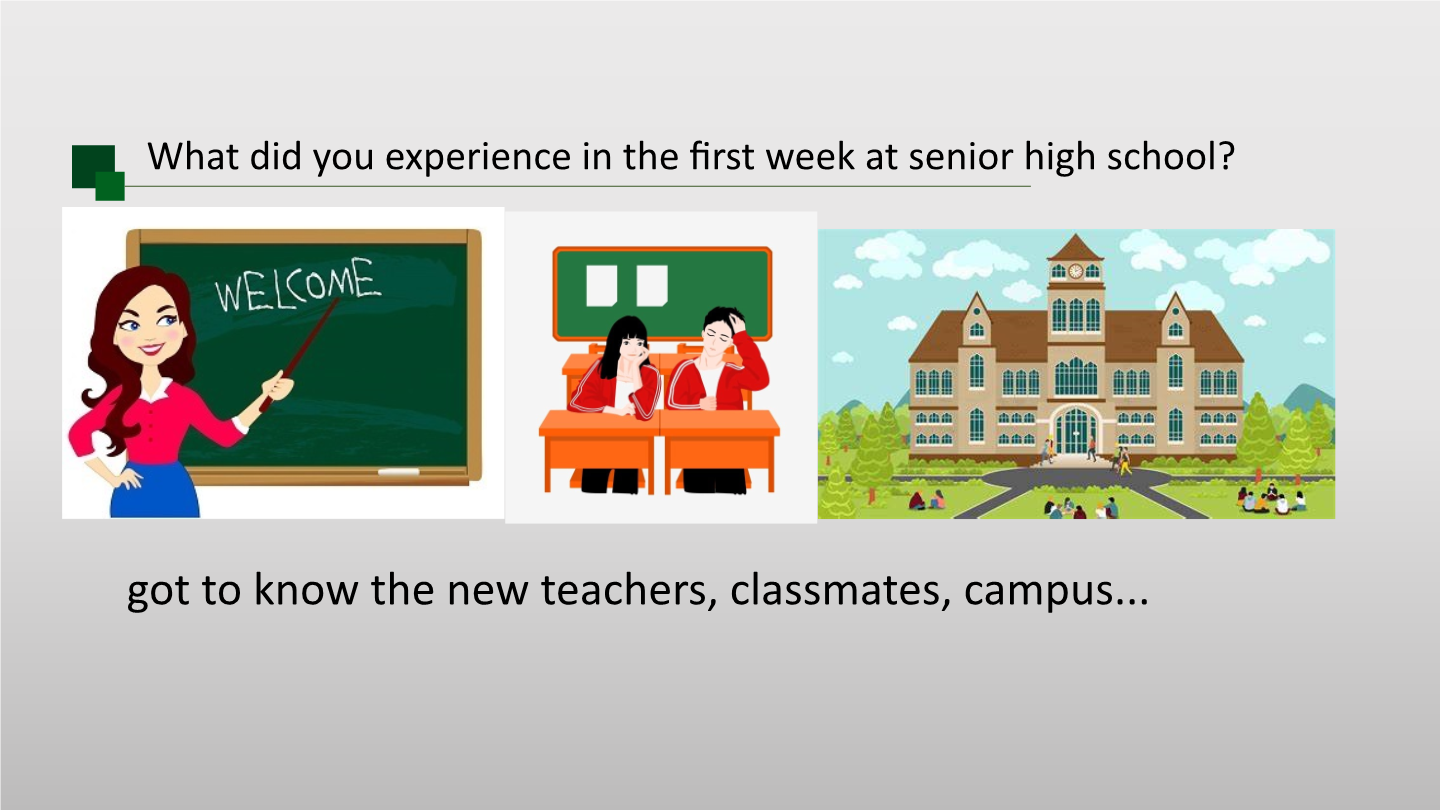 Unit 1 Teenage Life Reading and Thinking Freshman challenge（教学课件）-高中英语 ...