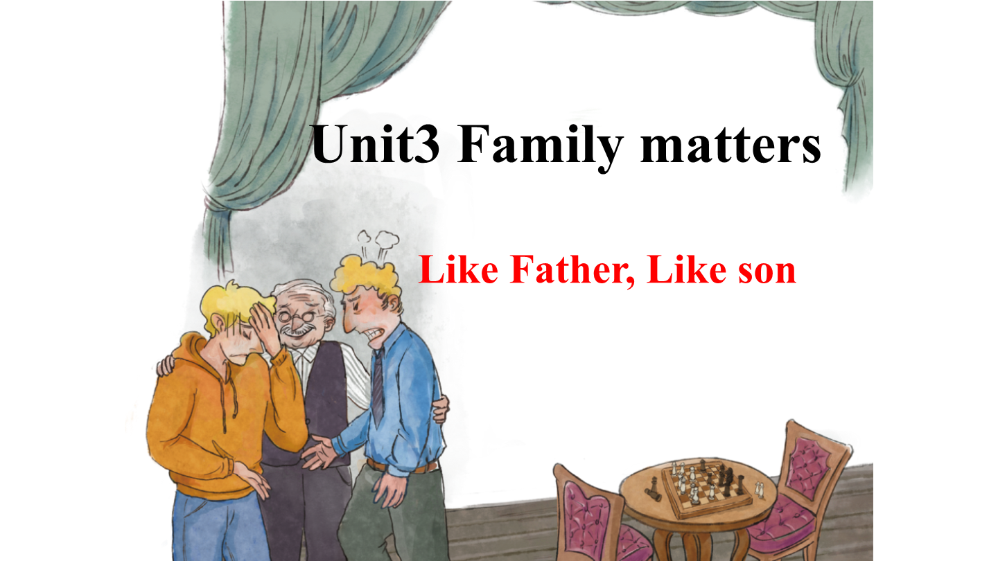 外研版（2019）必修第一册Like Father, Like Son. 课件_正确云资源